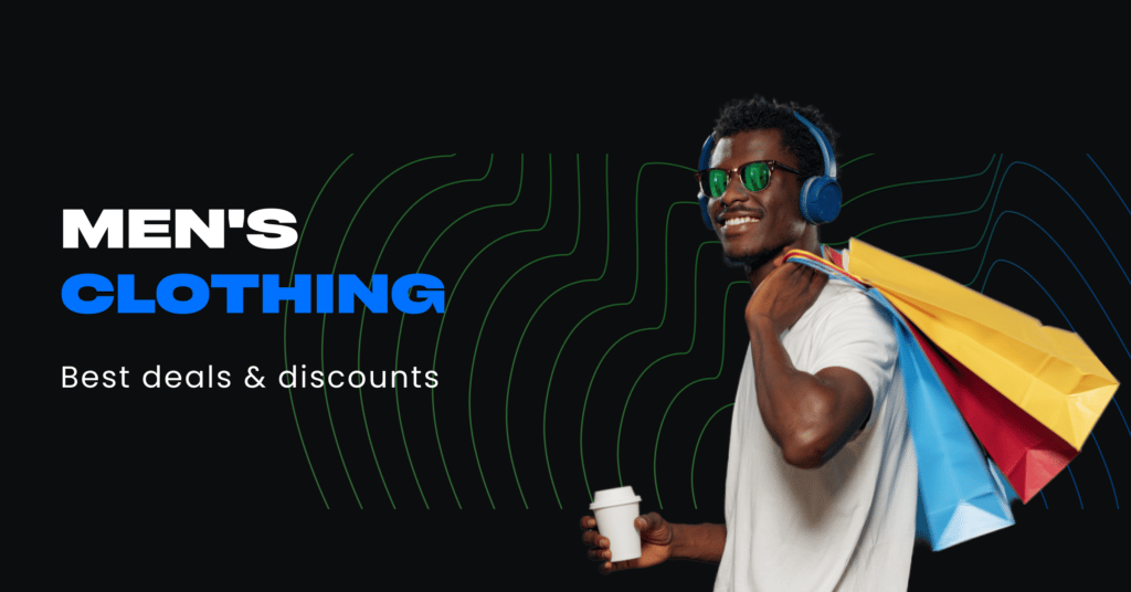 Best men's clothing deals & discounts - Monetha